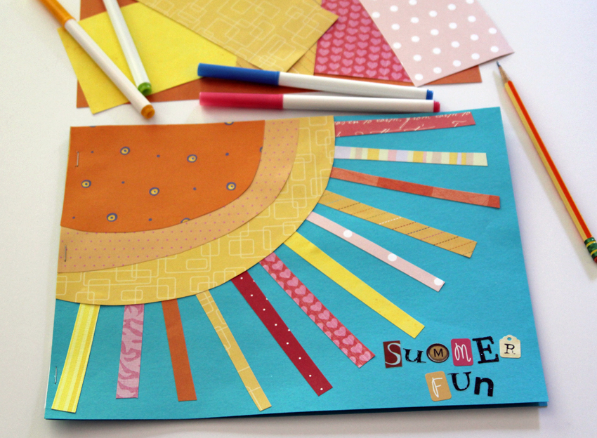 Craft a Sunshine Summer Journal | Make and Takes
